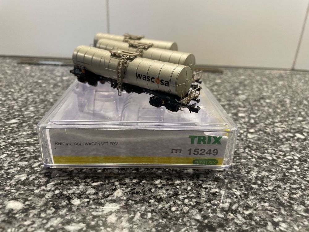 Trix 15249 Kesselwagen-Set 3-tlg Spur N (Neu und originalverpackt) in ...