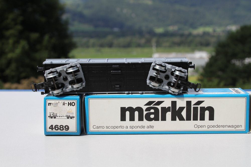 Märklin 4689 SBB Eaos Hochbordwagen (Neu (gemäss Beschreibung)) in für ...