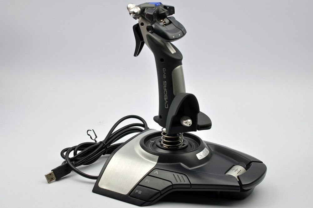 Saitek Cyborg Evo PS24 - PC Joystick Controller USB (Gebraucht) in ...