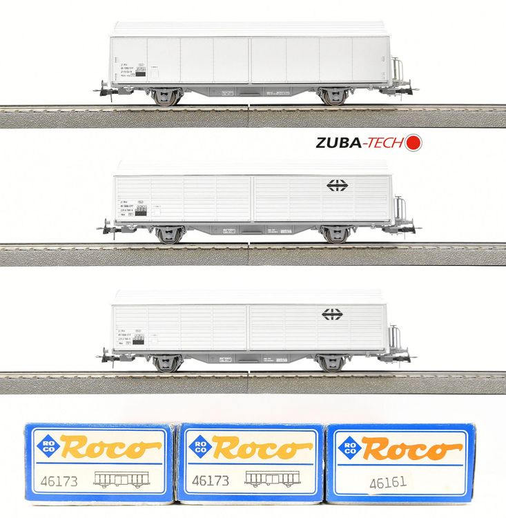 Roco 3x Schiebewandwagen der SBB, H0 GS mit OVP | Kaufen auf Ricardo