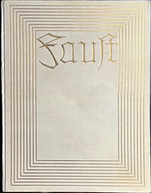 Faust. Erster Teil mit 25 Radierungen von Sepp Frank (Gebraucht) in Zumikon für CHF 160 – mit ...