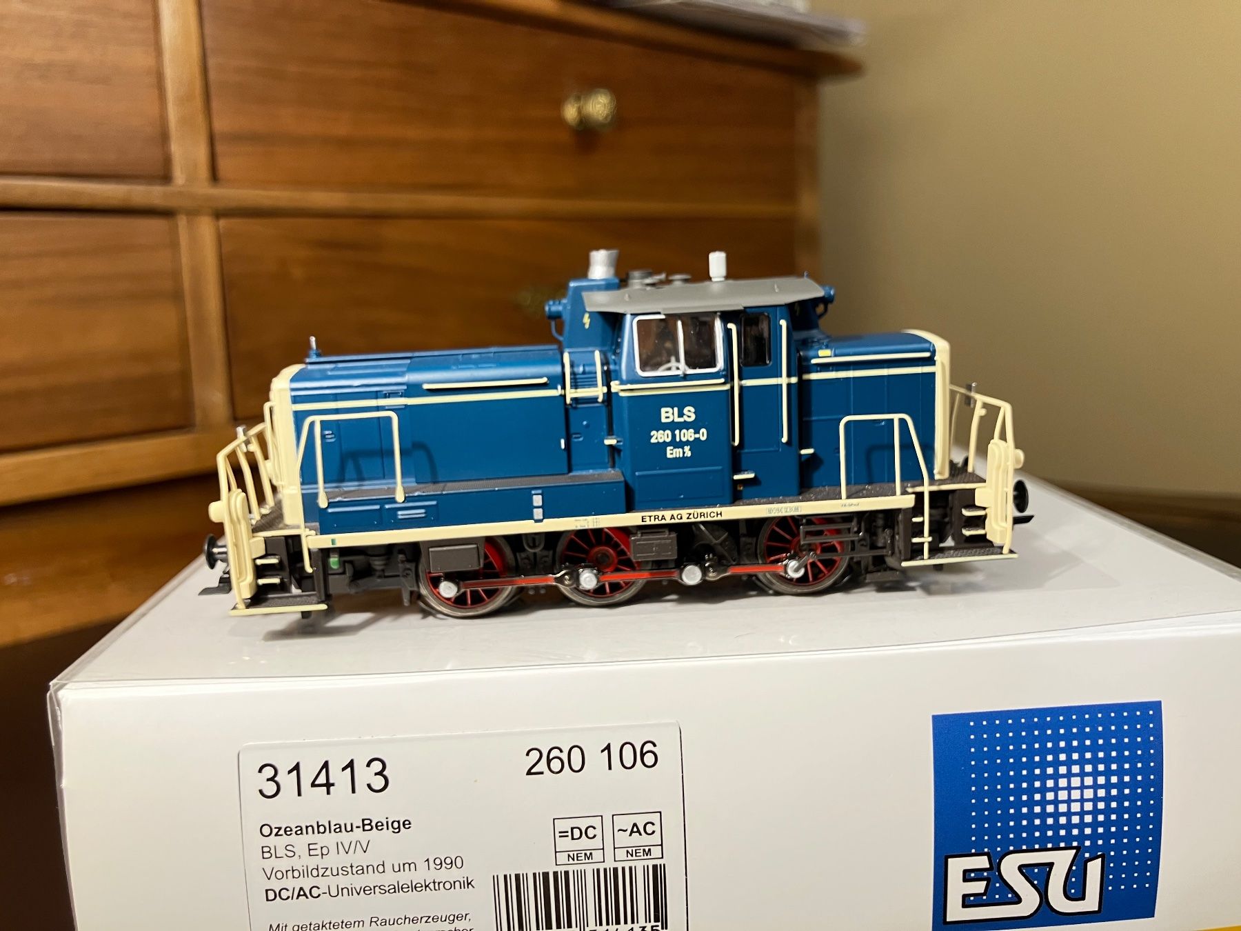 ESU H0 31413, BLS Em 3/3 260 106, digital, AC/DC, Neuwertig (Neu ...