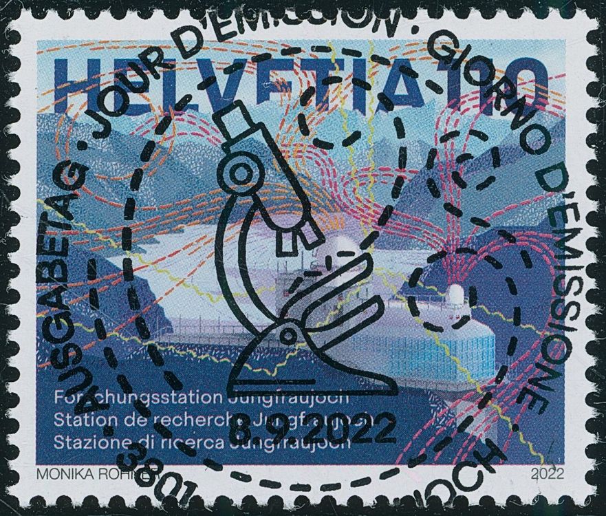 2022 - Jungfraujoch - Ersttag ET Voll (Gebraucht) in Schindellegi für CHF 2.5 – mit Lieferung ...