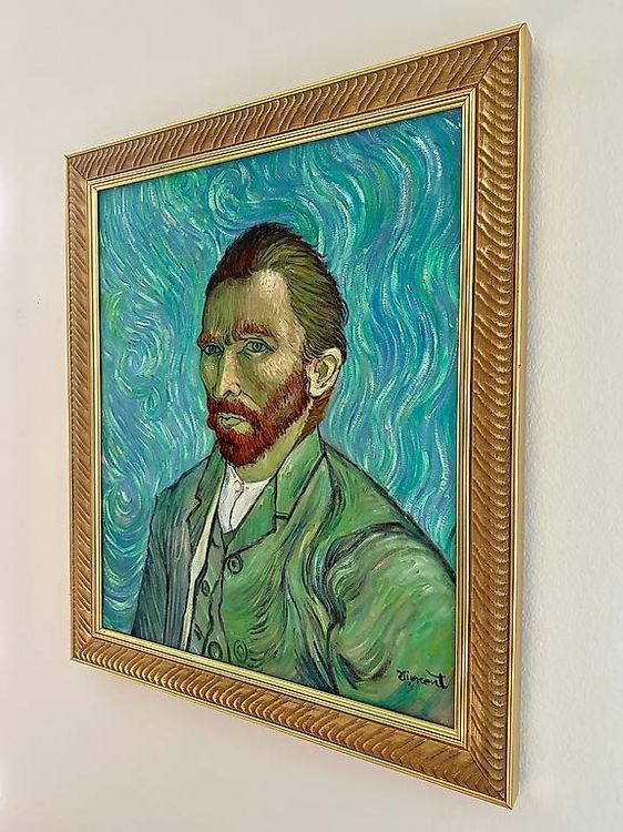 Van Gogh Selbstbildnis, gerahmt, Öl auf Leinwand, signiert (Gebraucht) in Basel für CHF 590 ...
