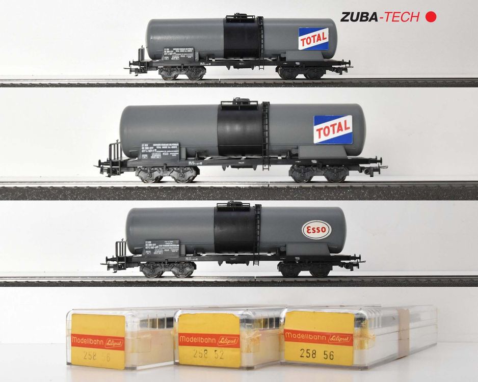 3x Liliput Kesselwagen der SBB H0 GS mit OVP (Gebraucht) in St. Gallen für CHF 45 – mit ...