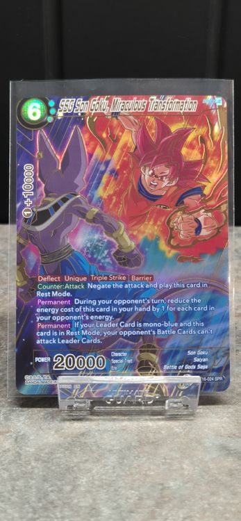 Dragon Ball Super Karte: SSG Son Goku (BT16-024 SPR) (Neu (gemäss Beschreibung)) in Niedergampel ...