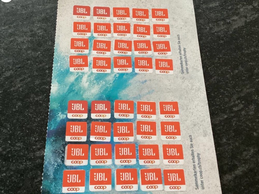 2 volle Coop Sound Trophy Karten (40 Märkli) | Kaufen auf Ricardo
