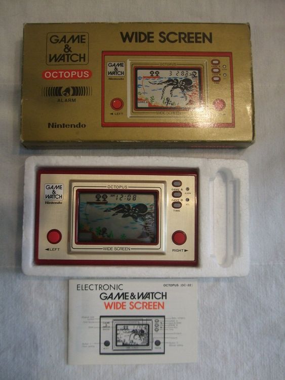 Octopus Game & Watch Nintendo 1981 | Kaufen auf Ricardo