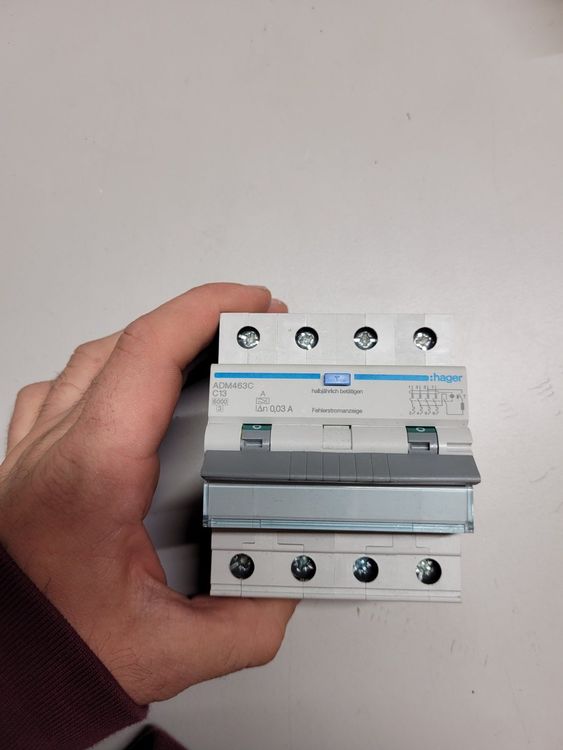 FI/LS-Schalter Hager 4P C 13A 30mA A (Neu (gemäss Beschreibung)) in Sarmenstorf für CHF 56 – mit ...