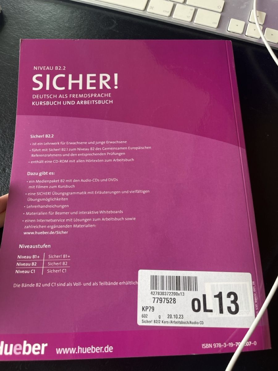 Sicher! B2.2 Deutsch als Fremdsprache – Kursbuch Hueber (Neu (gemäss ...