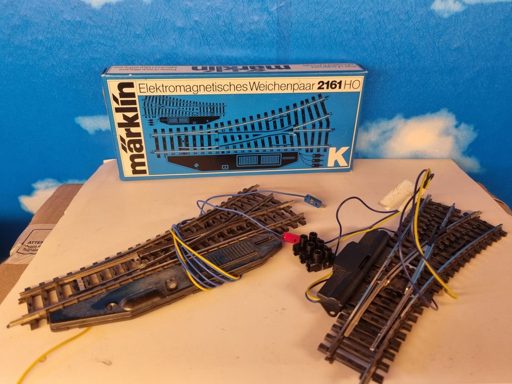Märklin 2161 2xWeiche H0 | Kaufen auf Ricardo