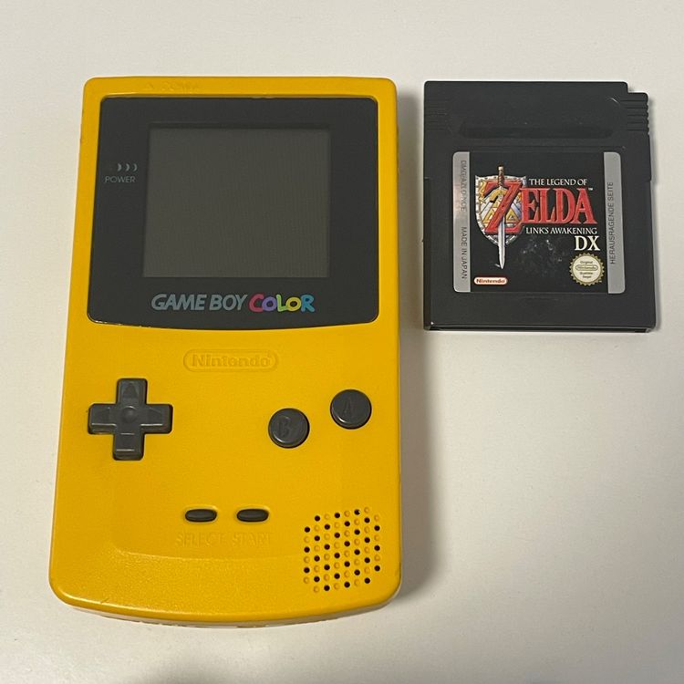 Gameboy Color Gelb + Zelda Links Awakening DX (Gebraucht) in Mollis für ...