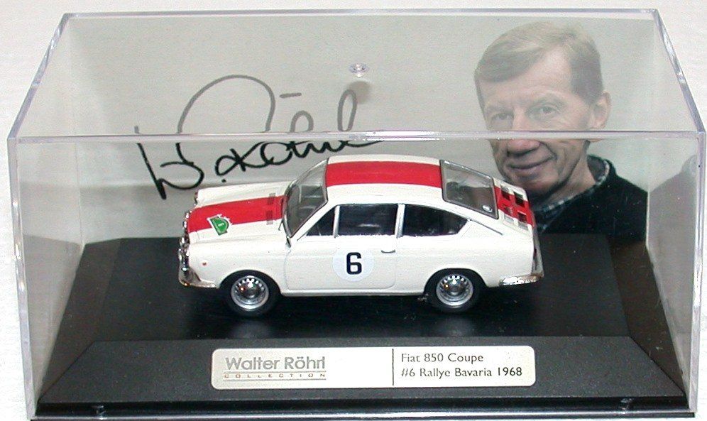 Fiat 850 Coupé Rally WALTER RÖHRL COLLECTION LIMITED 1:43 (Neu und ...