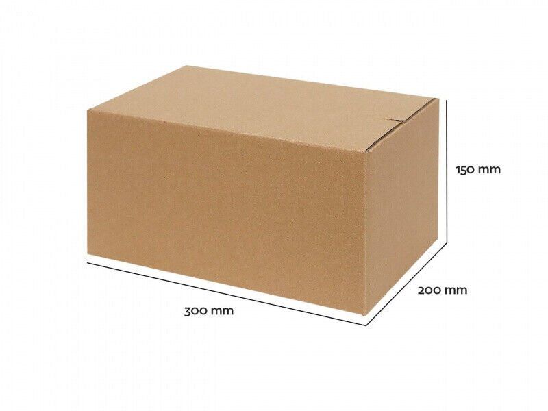 50x Versandkarton / 30cm x 20cm x 15cm / Faltkarton braun | Kaufen auf Ricardo