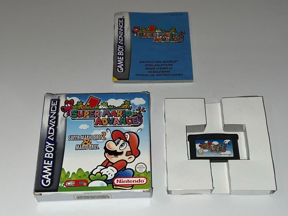 Game Boy Advance (GBA) Spiel - Super Mario Advance (OVP) (Gebraucht) in ...