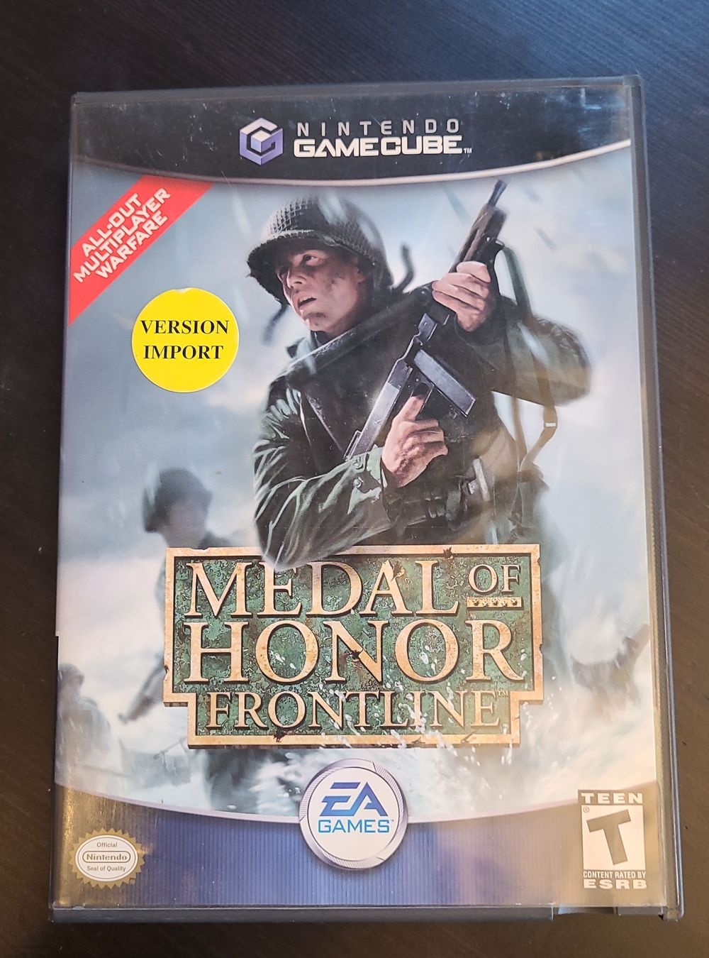 Medal of Honor Frontline Nintendo GameCube - Version USA (D'occasion) à ...
