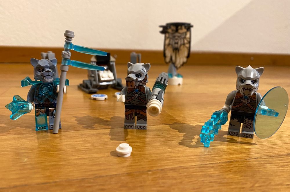 LEGO CHIMA 70232 Saber‑tooth Tiger Tribe Pack kpl +OBA (Gebraucht) in ...