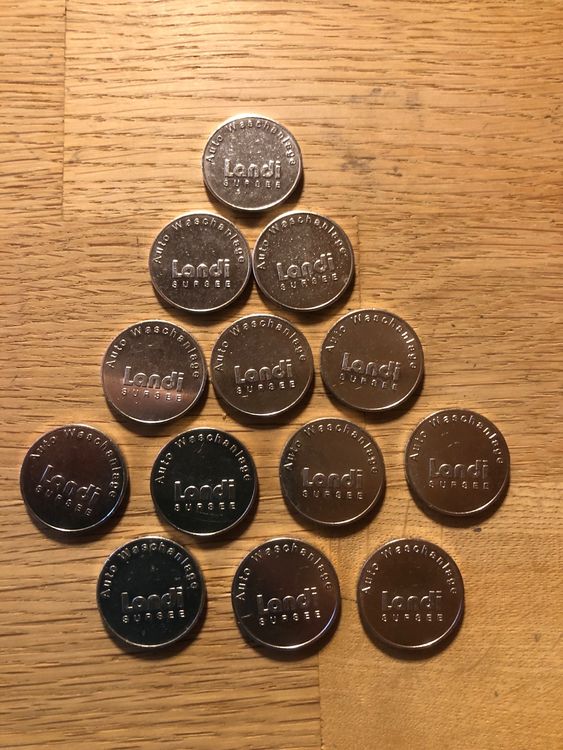 13 Landi Sursee Wasch Jetons (Gebraucht) in Vilters für CHF 6.5 – mit Lieferung auf Ricardo kaufen