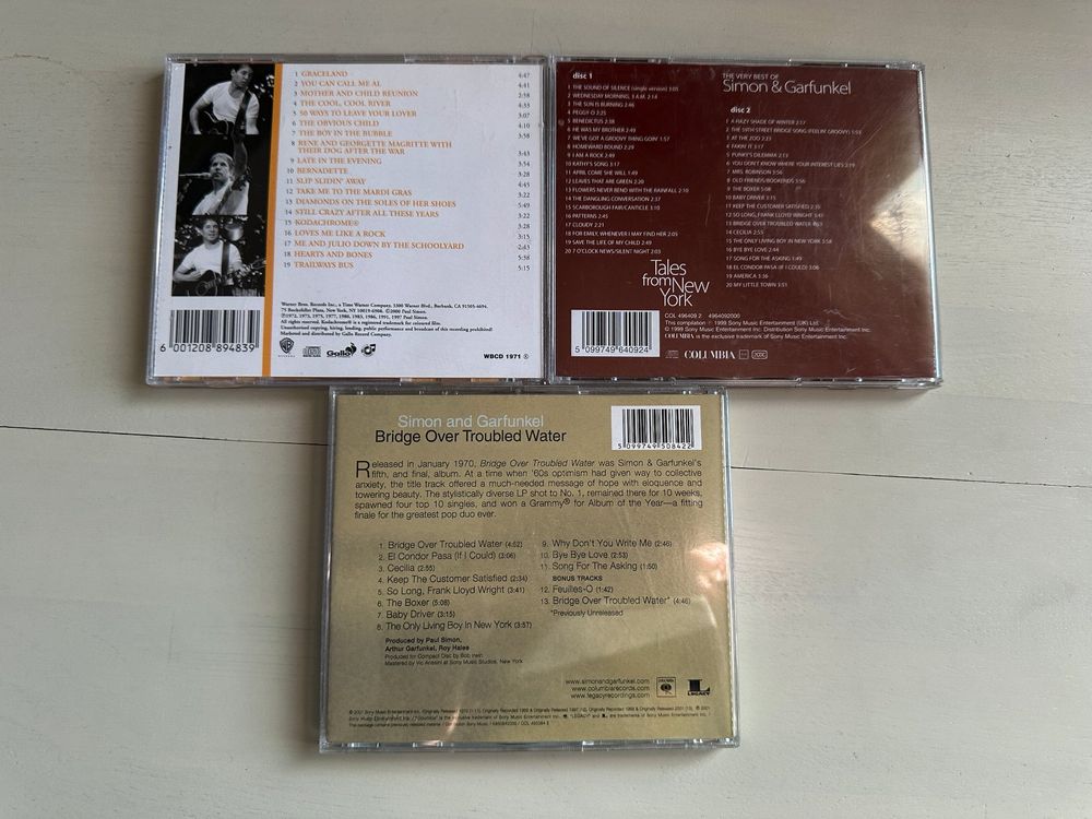 SIMON & GARFUKEL PAIL ART Kult CD's Top Hit Folk Rock Duo (Gebraucht ...