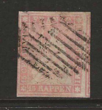 1855 : Strubel Nr. 24F - voll - breitrandig : KP 450.-- (Gebraucht) in Gümligen für CHF 18 – mit ...