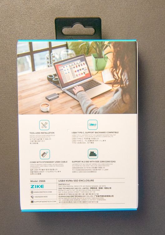 ZIKE SSD Alugehäuse USB 4 NVMe (Neu und originalverpackt) in Belp für ...