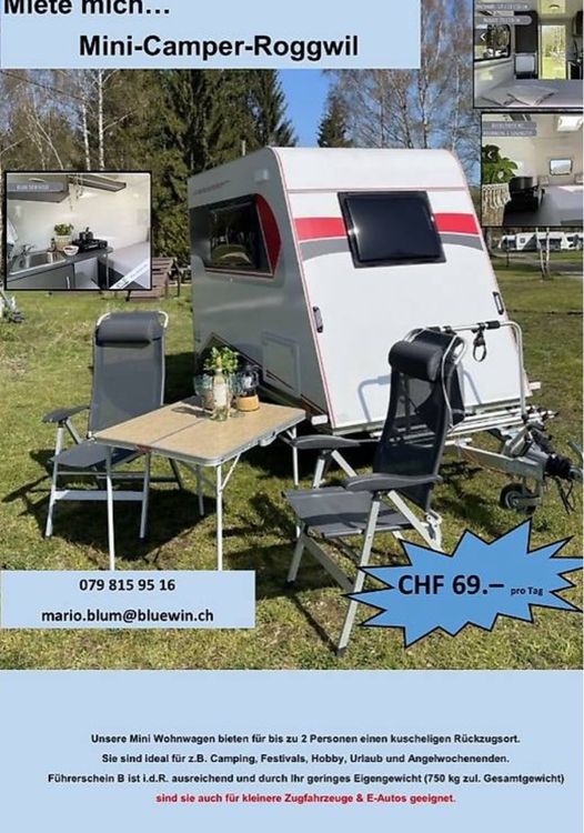 Mini Camper (Gebraucht) in Roggwil BE für CHF 10350 – nur Abholung auf ...