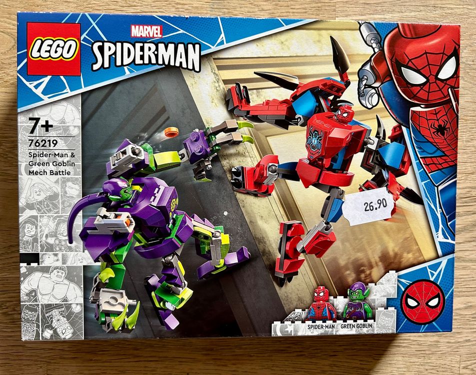 LEGO® Spider-Man 76219 Spider-Mans und Green Goblins Mech (Neu und ...