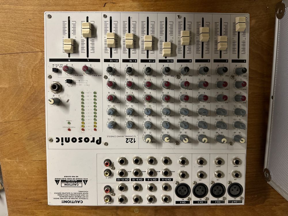 Analoges Mischpult PROSONIC 12:2 mit div Zubehör | Kaufen auf Ricardo