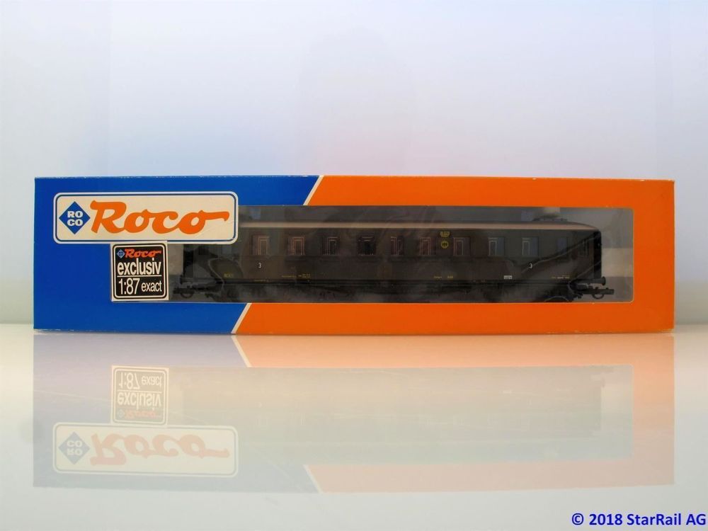 Roco 44533 DRG Württemberger Eilzugwagen 3. Kl. Epoche II (Neu (gemäss ...