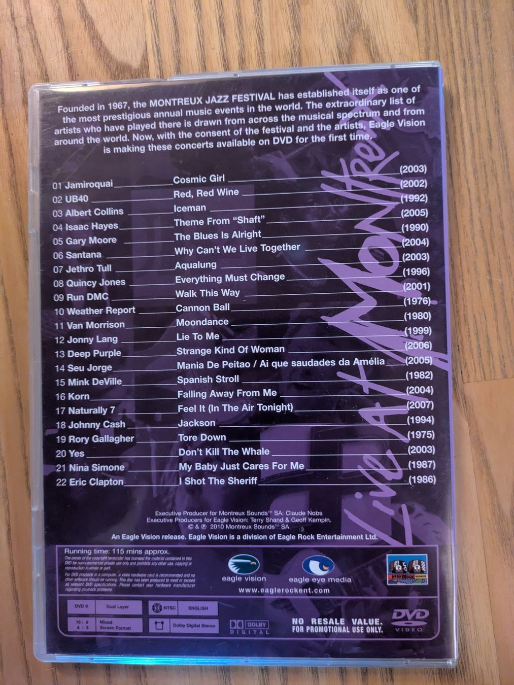 Live at Montreux Collection DVD - Top Acts! (Gebraucht) in Männedorf ...