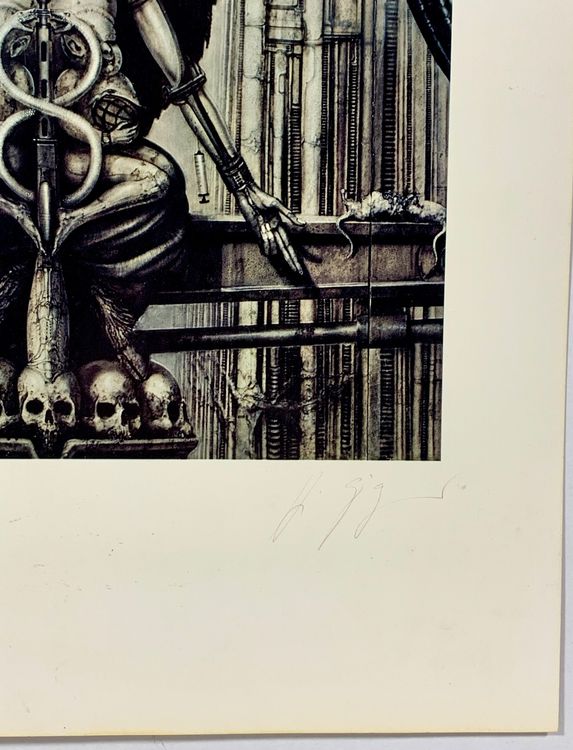 H.R. Giger (1940-2014) Lithographie Handsigniert (Gebraucht) in Root für CHF 720 – mit Lieferung ...