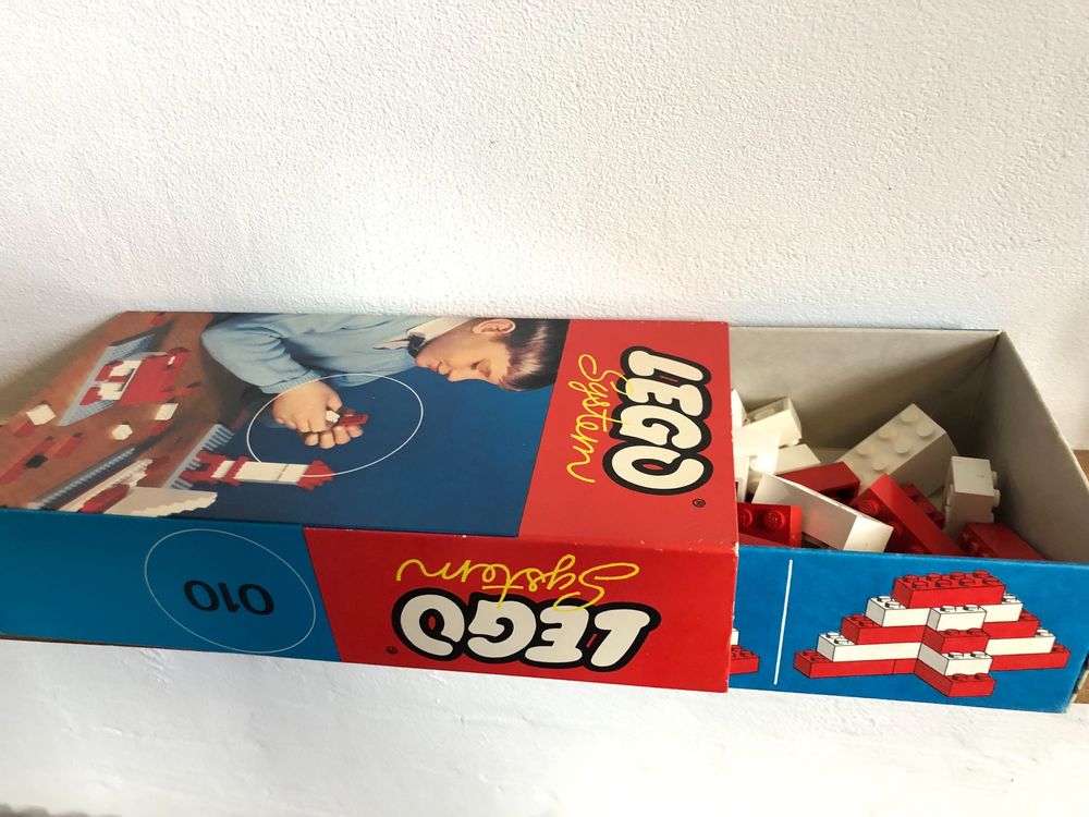 Antike Lego System Steine Legosteine Spielsachen Bauklötze (Gebraucht ...