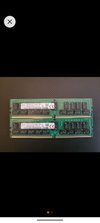 ram DDR4 2*32gb ECC 3200 MHz Hynix (Gebraucht) in lausanne für CHF 81 ...