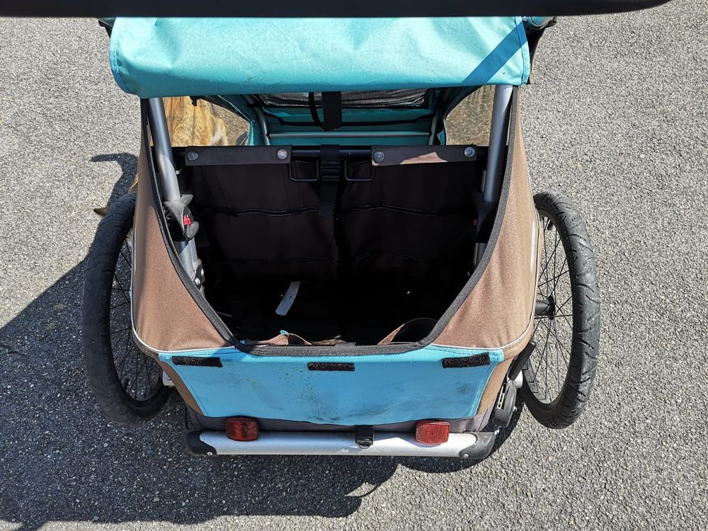 Croozer for 2 Veloanhänger (inkl. Baby-Einlagesitz) (Gebraucht) in ...
