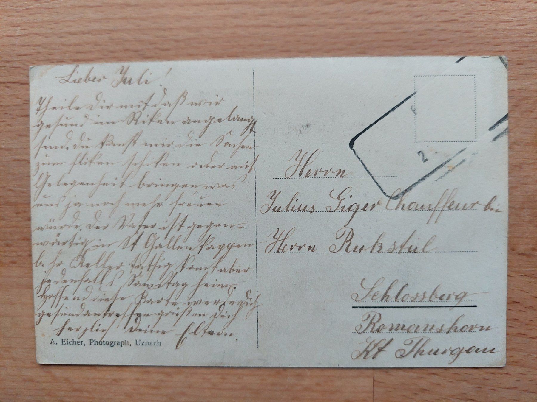 AK Ricken 4-bildrig Sennerei Bäckerei Handlung Ricklin (Gebraucht) in ...