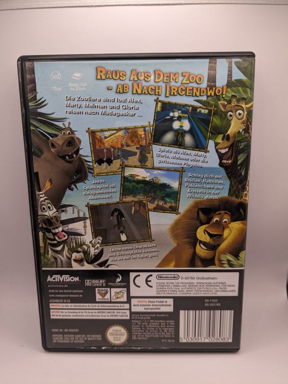 Madagascar Dreamworks - Nintendo Gamecube Game (Gebraucht) in Hünenberg ...