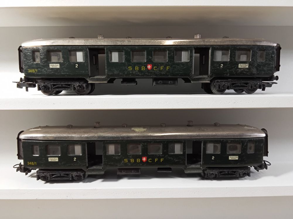 Märklin 5 tlg. SBB Gepäck - und Personenwagen Zug _ Spur H0 (Gebraucht) in Hombrechtikon für CHF ...