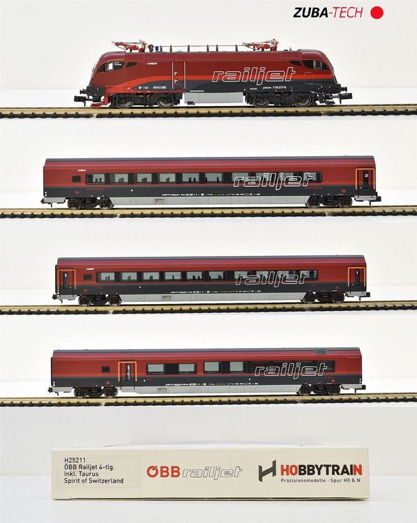 Hobbytrain H25211 Railjet 4 Tlg. N OVP (Gebraucht) in St. Gallen für ...