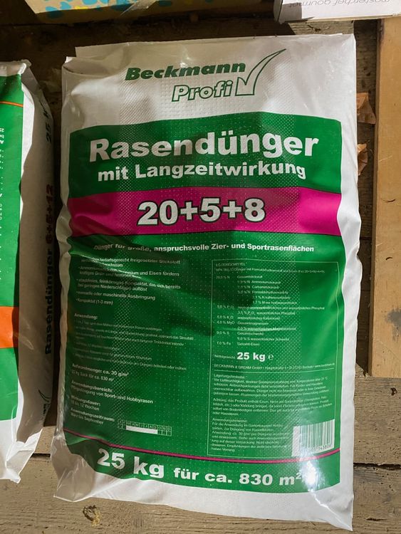 Beckmann Rasendünger 2X 25kg | Kaufen auf Ricardo