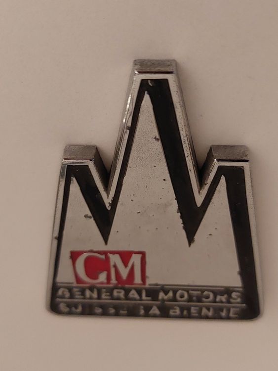Altes Emblem GM General Motors SUISSE SA in Biel Emblem (Gebraucht) in ...