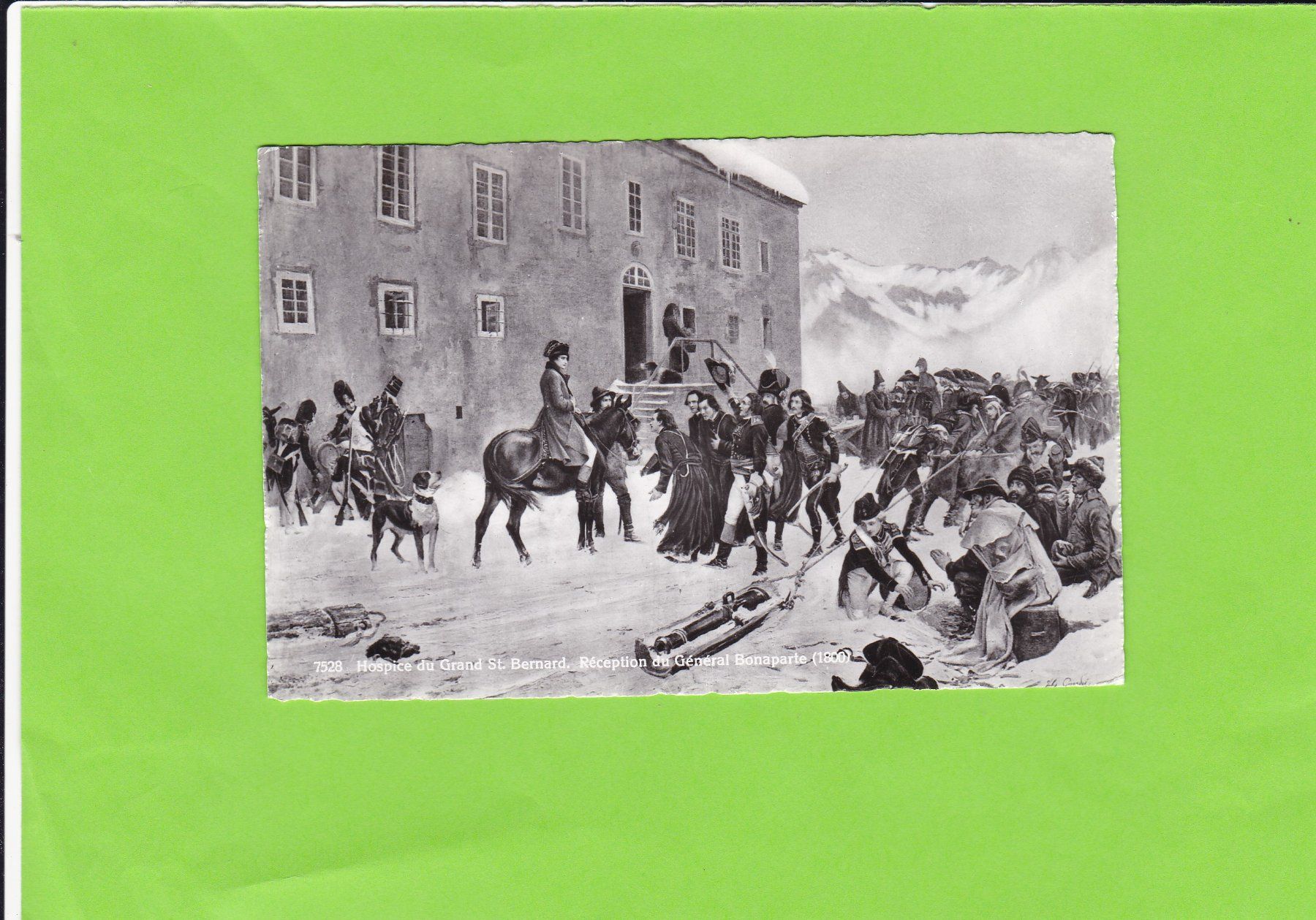 Hospice du Grand St. Bernard, Réception du Général Bonaparte (Gebraucht ...