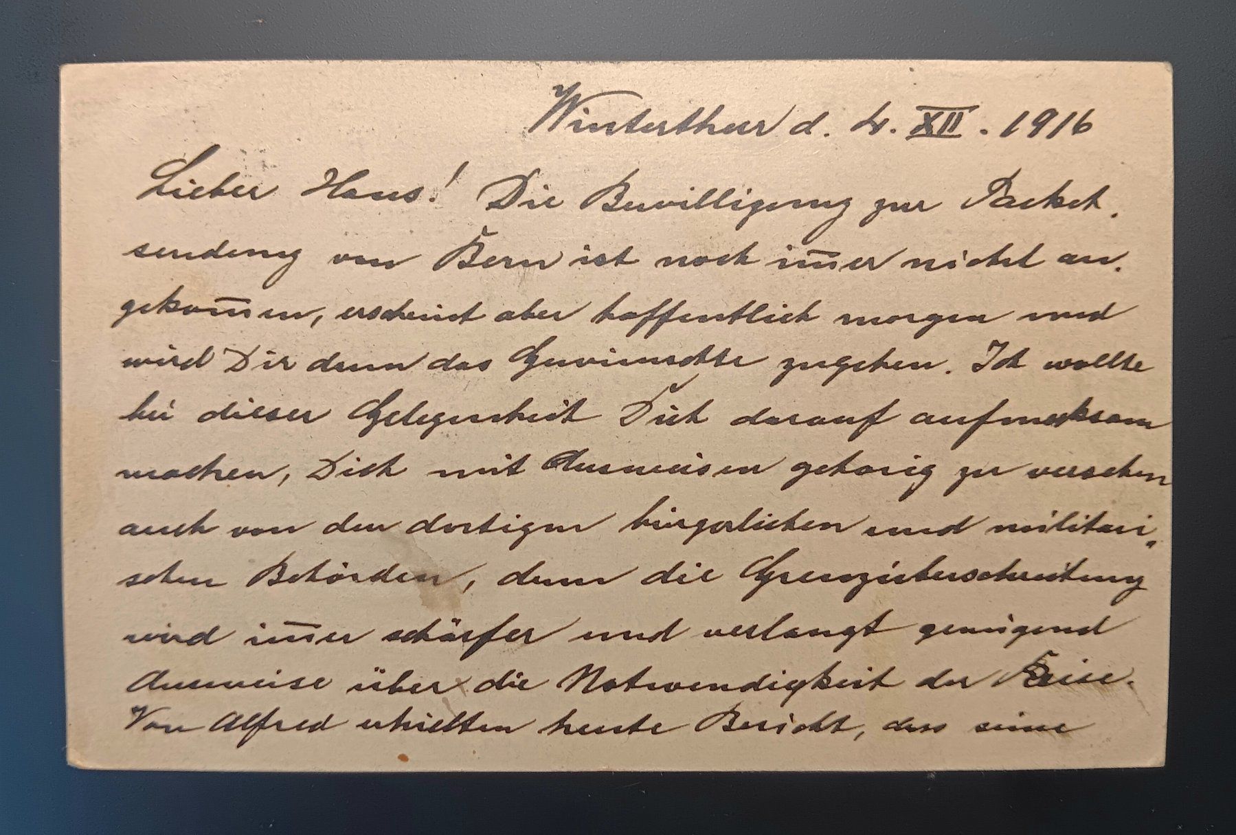 Ganzsache Postkarte mit ZuF Pro Juventute J5 nach Bremen (Gebraucht) in Holderbank AG für CHF 8 ...