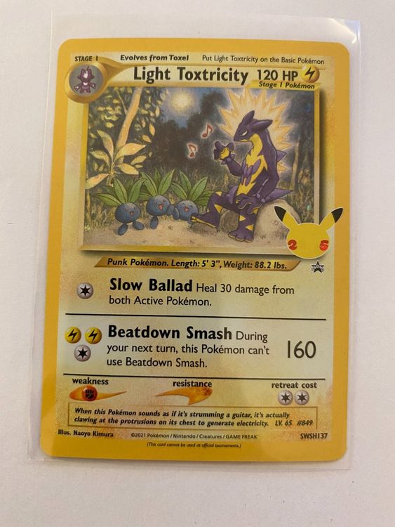 Pokemon Light Toxtricity SWSH 137 EN | Kaufen auf Ricardo