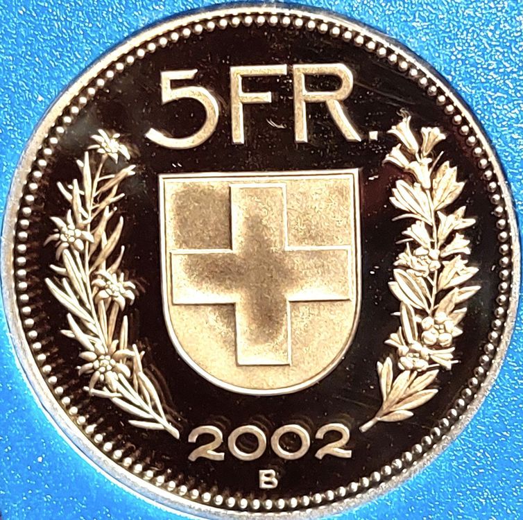 5 Franken Schweiz 2002 pp | Kaufen auf Ricardo