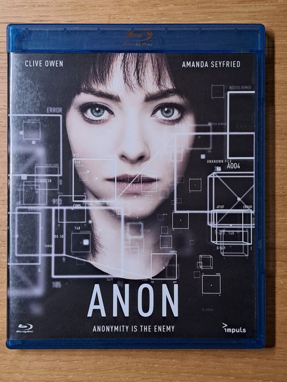 Bluray ANON mit Clive Owen und Amanda Seyfried (Neu (gemäss Beschreibung)) in Unterseen für CHF ...