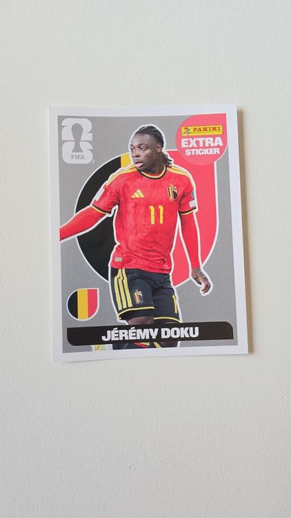 Panini WM 2026 EXTRA STICKER JÉRÉMY DOKU (Neuf (Voir description)) à ...