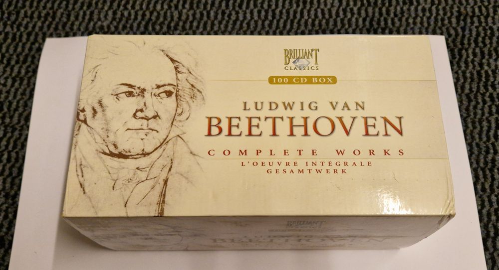Beethoven Complete Works, 100 CD Box, 93553 Brilliant (Gebraucht) in ...