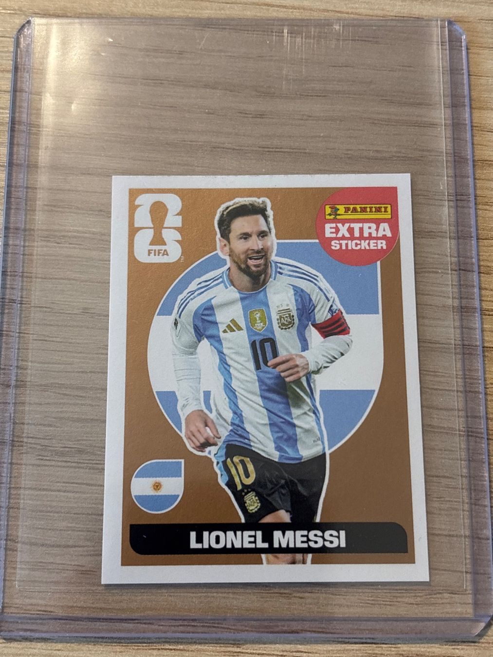 Panini FIFA World Cup 2026 Extra Sticker Lionel Messi BRONZE (Neu ...