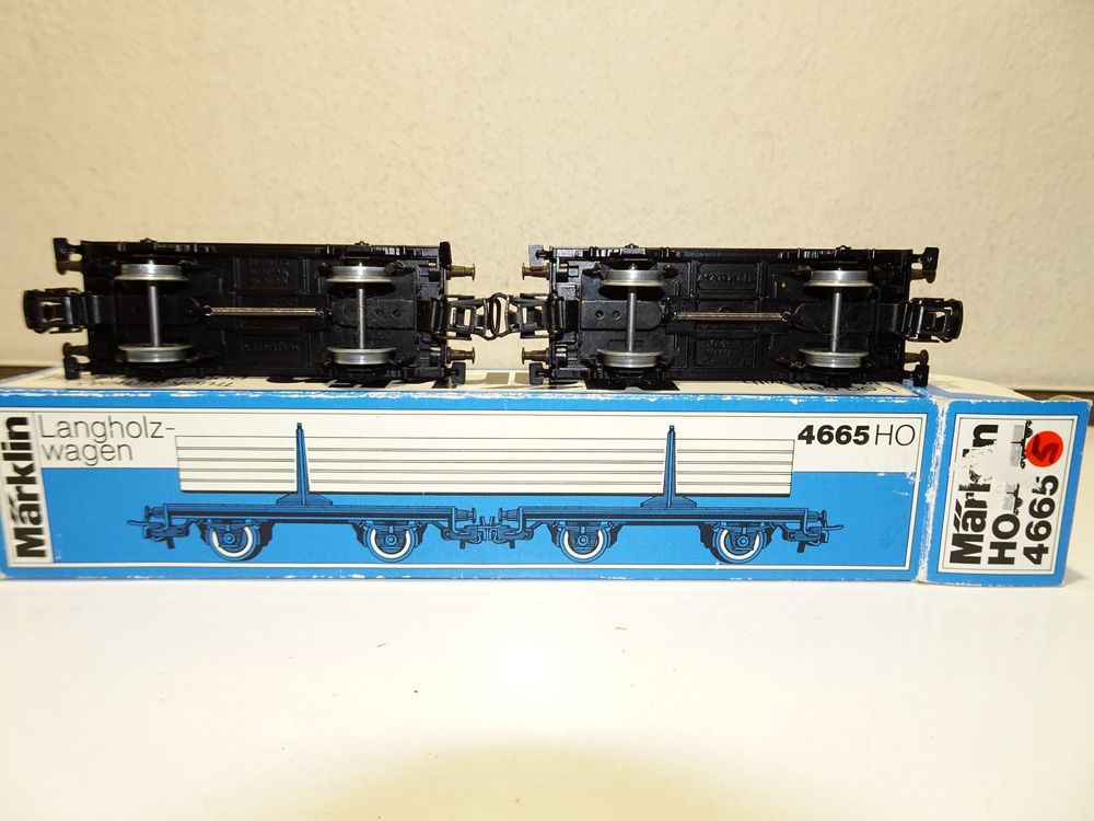 Märklin Güterwagen Langholzwagen HO 4665 (R5) (Gebraucht) in Luzern für ...