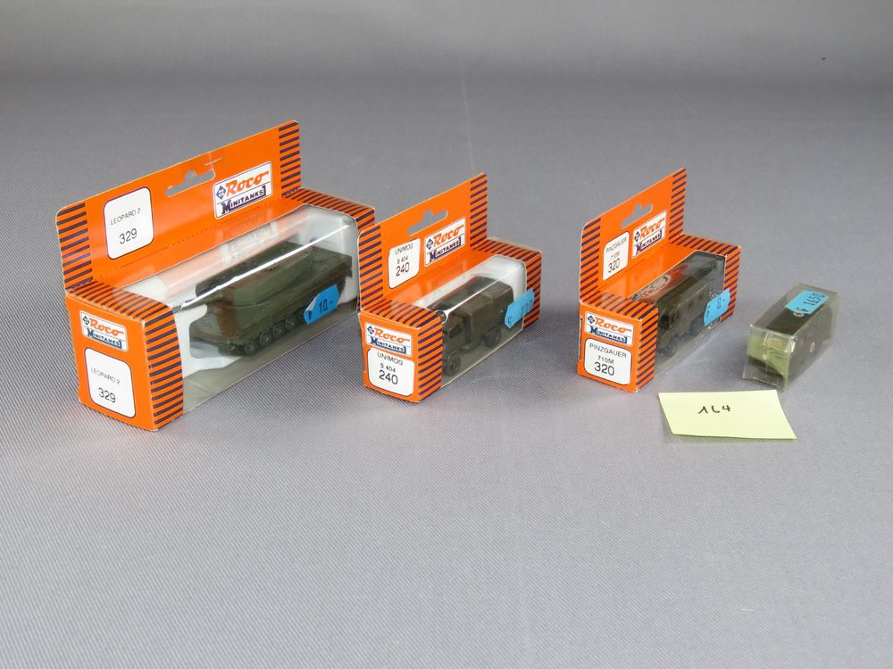 Roco HO 4 Militär Fahrzeuge 1zu87 (164) (Neu (gemäss Beschreibung)) in ...
